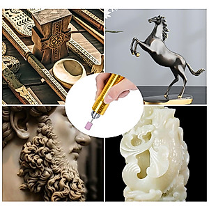 Nisorpa 1000W 30000RPM Flex Shaft Rotary Tool Hanging Grinder Carver with Stepless Speed Foot Pedal Multi-function Grinding Machine Kit with Accessories for Jewelry Polishing Grinding DIY