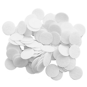 Playfully Ever After 1.5 Inch White 94pc Stiff Felt Circles