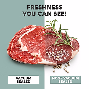 Avid Armor Vacuum Seal Rolls, Vac Seal Bags for Food Storage, Meal Saver Freezer Vacuum Sealer Bags, Sous Vide Bags Vacuum Sealer, Non-BPA Vacuum Sealer Bags, 11 inches by 50 feet, Pack of 2