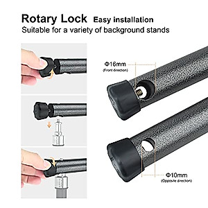 LINCO Lincostore Studio Crossbar for Backdrop Stands, 10 feet, Telescopic AM236