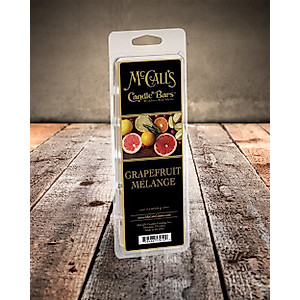 McCall's Candle Bars | Grapefruit Mélange | Highly Scented & Long Lasting | Premium Wax & Fragrance | Made in The USA | 5.5 oz