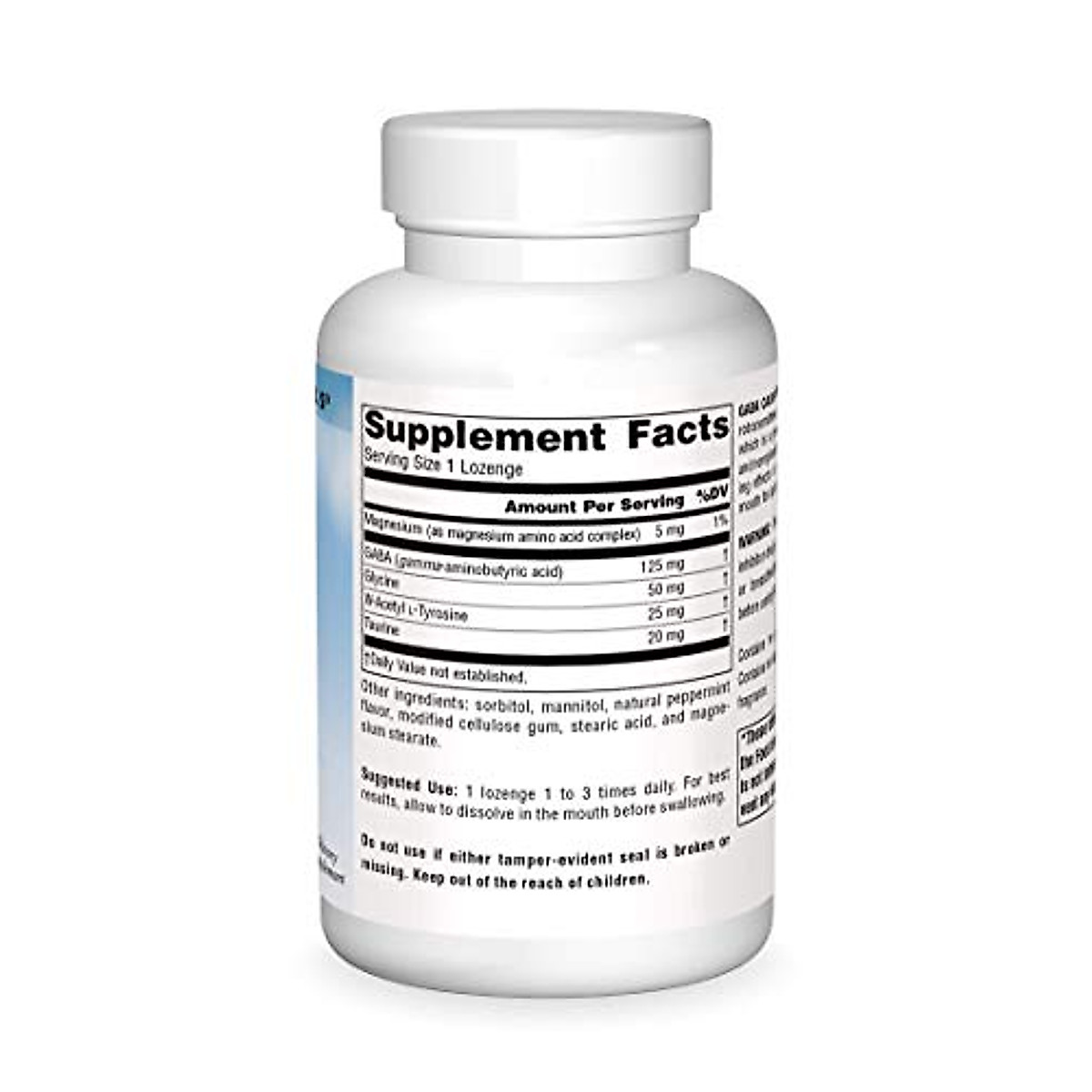 Source Naturals Serene Science, GABA Calm Quick Dissolving Peppermint Flavor - 120 Lozenges