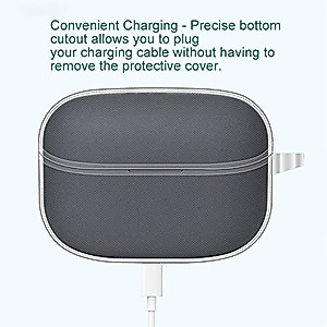 Sukalun Transparent Case Cover Compatible for Sony LinkBuds S | Shockproof Full Body Protection Soft TPU Clear Cover | Protective Sleeve Skin Cover with Carabiner for Wireless Earbuds