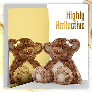 Metallic Gold Cardstock Paper, 60pcs of 8.5”x11” (250 GSM) - Gold Paper Foil Board, Mirror Finish Surface – Die Cut and Plotter Compatible - Perfect for Crafting, Invitations & Decorations