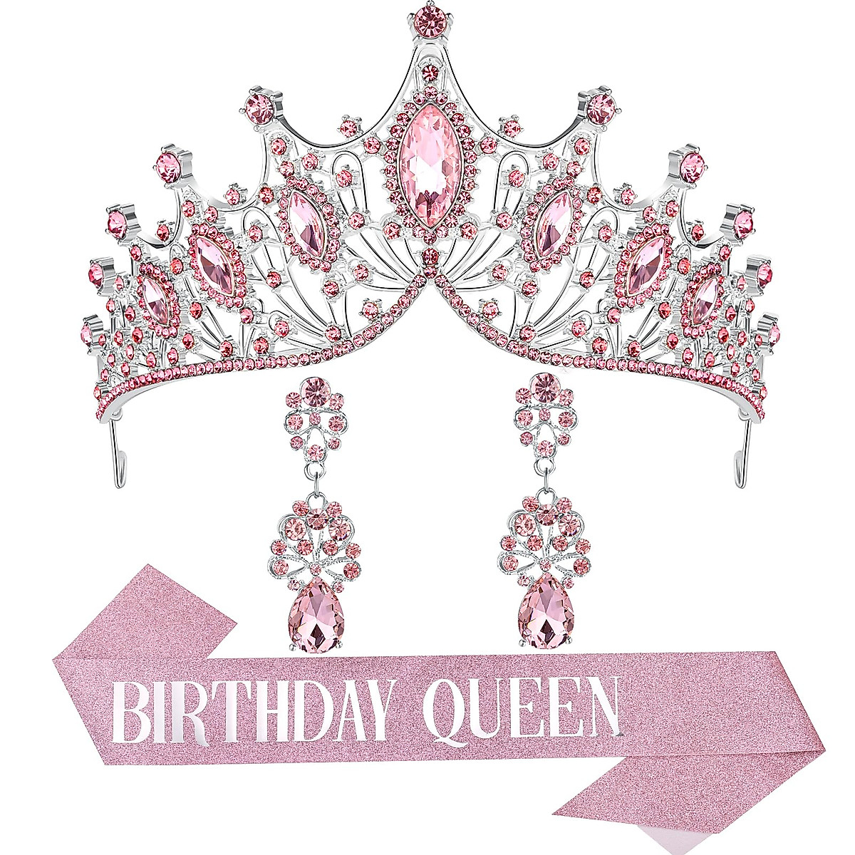 princess tiara，birthday princess gold crown for women，prom queen sash and tiara set， gothic tiaras，belle girl aurora crowns， princess crown adult woman, black swan crown