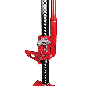 BIG RED TRA8335B Torin 33" Ratcheting Off Road Utility Farm Jack, 3 Ton (6,000 lb) Capacity, Red
