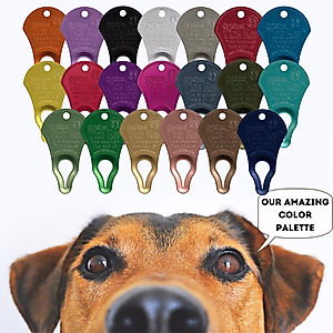 The Original Tick Key -Tick Detaching Device - Portable, Safe and Highly Effective Tick Detaching Tool (Rainbow 7 Pack)