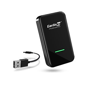 Carlinkit 2023 3.0 Wireless CarPlay Dongle Adapter U2W (Type C Design) for Factory Wired CarPlay Cars, Wireless CarPlay Adapter for iOS Version, Fit for Car from 2024