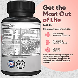 Kaitamin Bariatric Multivitamin with Iron for Post-Bariatric Surgery - Easy-to-Swallow Liquid Capsules with 42 Fruit & Veggie Blend - 120 Capsules, 2 Month Supply