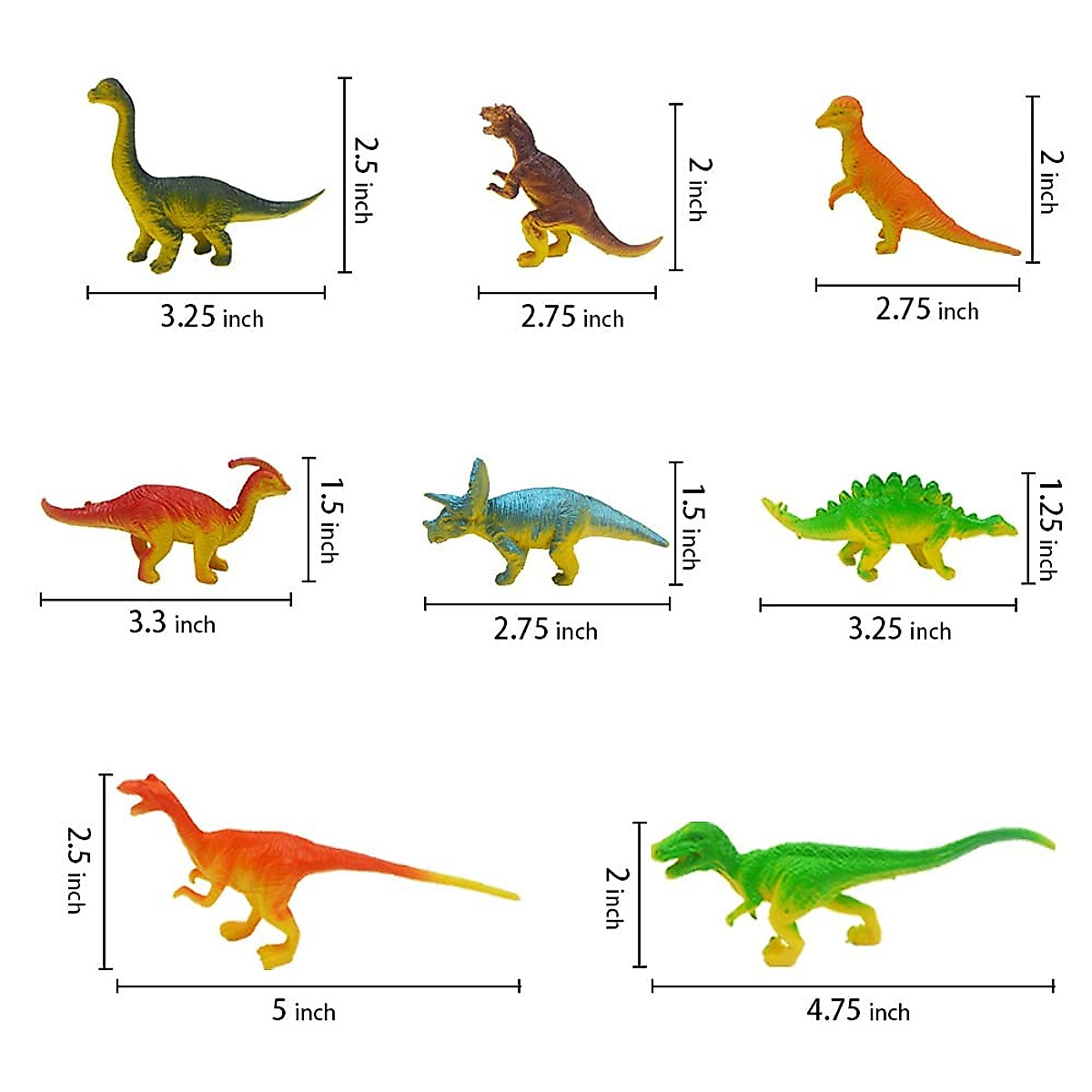 MOMOONNON 32pcs Dinosaur & Tree Toy Set, Realistic Cake Toppers, Birthday Party Decor for Boys & Girls