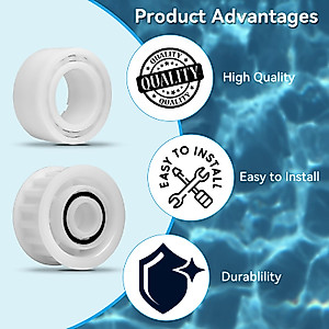 AOIT Guide Wheels Kit 3884997-R6 Compatible with Dolphin Pool Cleaners Nautilus CC Plus, DX3 DX4-4 Idlers & 2 Drive Gears Replacement for Maytronics Robotic Cleaner M200 M400 & Apollo 820 Series