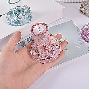 Clear Polyester Casting Resin Molds Washable Silicone Cake Cake Candy Chocolate Decorating Tray DIY Craft Project Leaf Silicone Molds Ashtray (White, One Size)