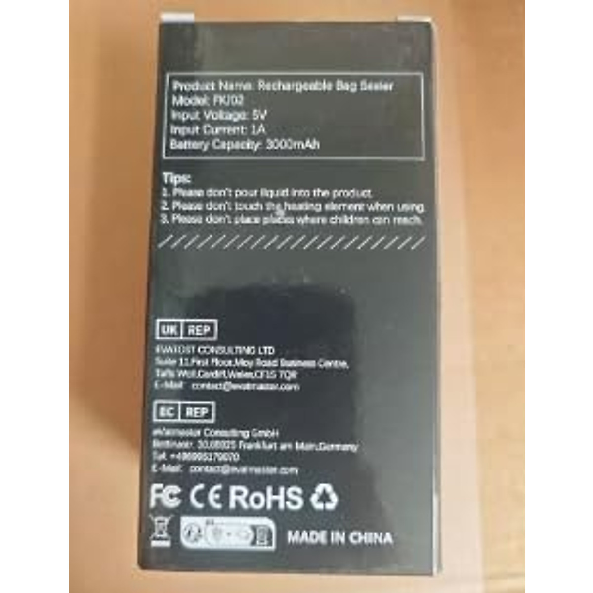 ODSD Mini Heat Sealer, Mini Bag Sealer Heat Sealer, Portable Handheld Bag Resealer Machine for Chip Bags Plastic Bags Food Storage (Black)