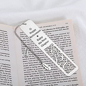 Retirement Gifts for Women Men 2023 Christmas Bookmark Gifts for Coworker Nurses Doctors Dad Mom Happy Retirement Appreciation Gift for Retired Teacher Boss Employee Leaving Going Away Gift for Friend