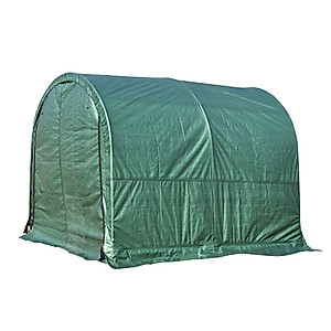 Walnest Large Heavy Duty Carport Car Canopy Portable Garage Boat Shelter Tent for Party, Wedding, Garden Storage Round Top Style 10 x 8 ft Green