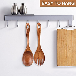 Wooden Salad Tongs Salad Servers Mixing Spoon Wood Salad Fork Serving Utensils 10" Salad Fork and Spoon Kitchen Salad Serving Spoons