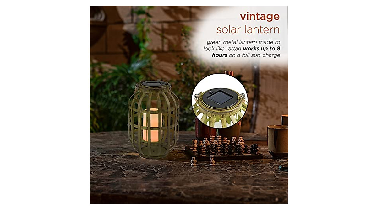 Alpine Solar Lantern – Illuminate Your Outdoors Stylishly