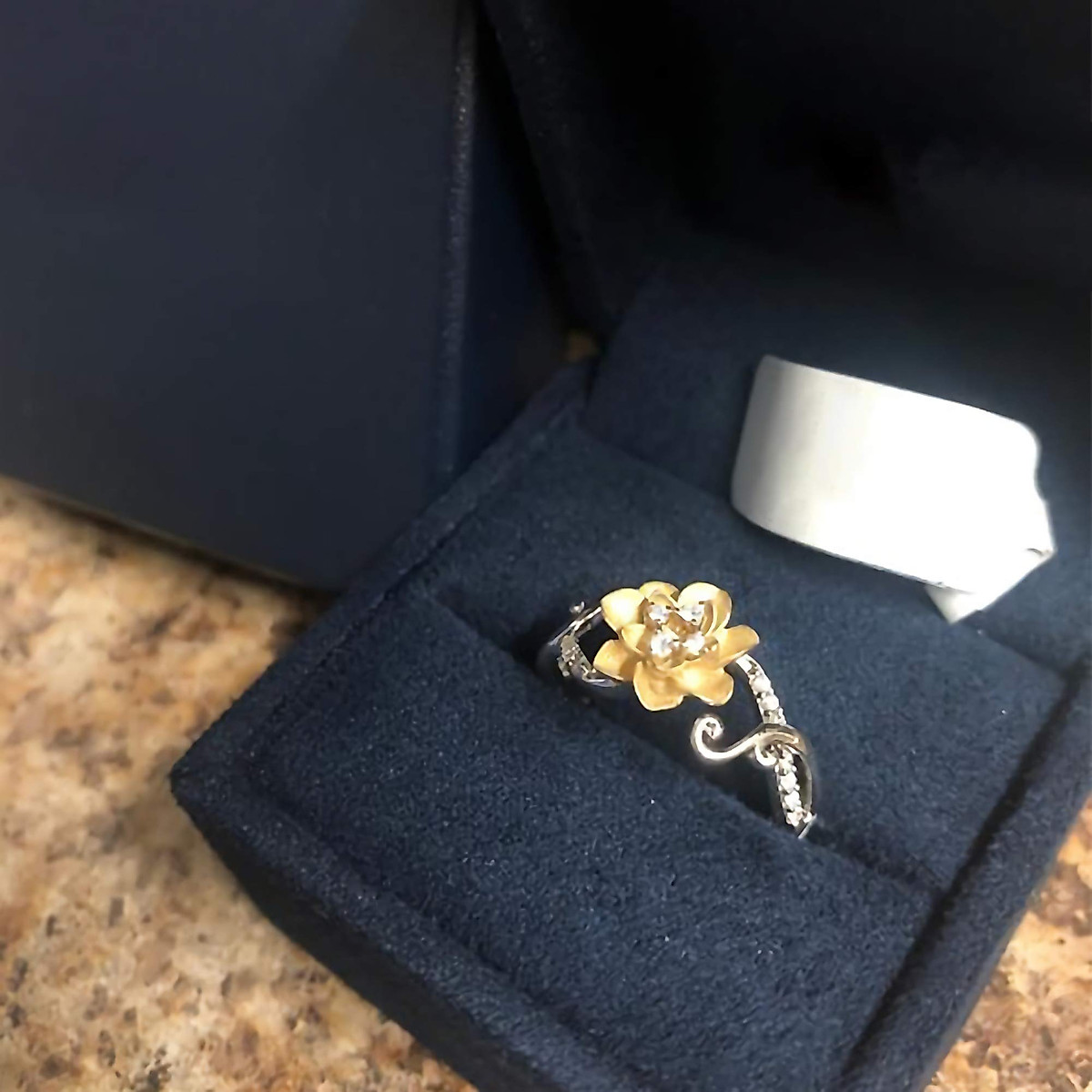 Moissanite engagement rings for women 10K 14k 18K gold 6 Style flower Wedding bands Platinum Plated Silver moissanite rings -1344