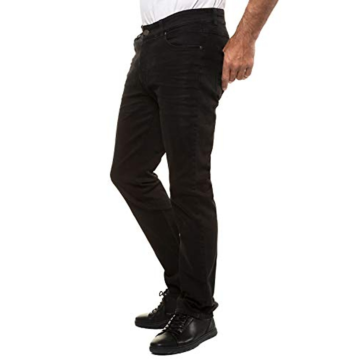 JP 1880 Menswear Big & Tall Plus Size L-8XL Straight Fit Jeans FLEXNAMIC Black 54 722849 11