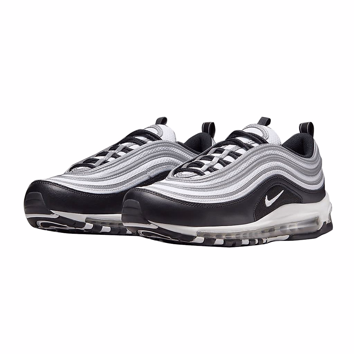 Nike Mens Air Max 97 DM0027 001 White/Black/Silver - Size 8.5
