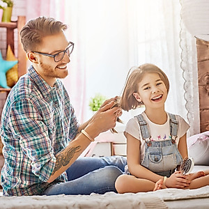 100 Pcs Thick Seamless Tan Hair Ties, Ponytail Holders Hair Accessories No Damage for Thick Hair (Light Blonde Colors)