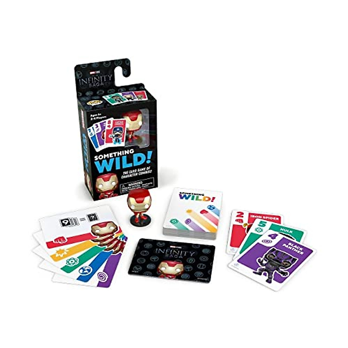 Funko Something Wild! Marvel Infinity War with Iron Man Pocket Pop! Card Game for 2-4 Players Ages 6 and Up