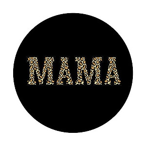 Mama Leopard PopSockets PopGrip: Swappable Grip for Phones & Tablets
