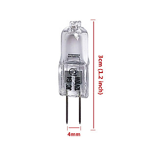 VSTAR 10 Watt T3 G4 Base 12 Volt 2500 Hours Light Bulb 10W 12V 2900K Landscape,10 Pack