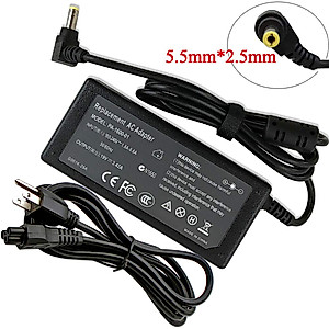 AC Adapter Charger for Toshiba Satellite Radius P55W-B5220, P55W-B5224; Toshiba Satellite C55-B5100, C75D-B7100, C55T-B5349; Toshiba Satellite E45-B4100, E45T-B4106, E45T-B4204