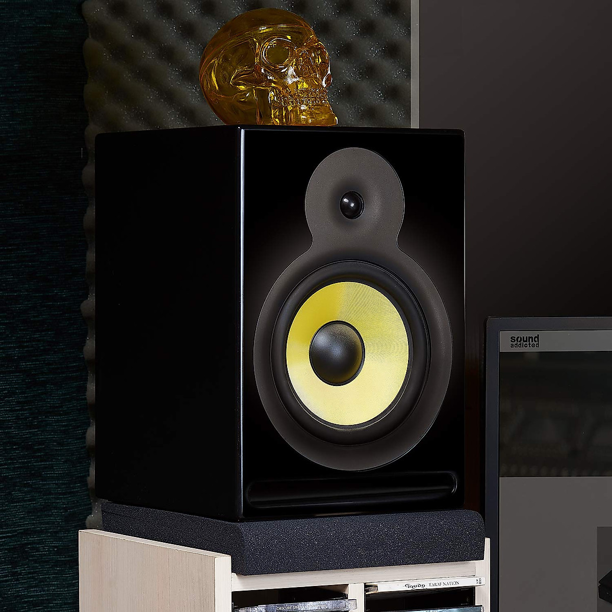 Sound Addicted - Studio Monitor Isolation Pads suitable for 6.5, 7 and 8 Inches Large Speakers | Reduce Vibrations and Fits most Stands - Pair | SMPad 8
