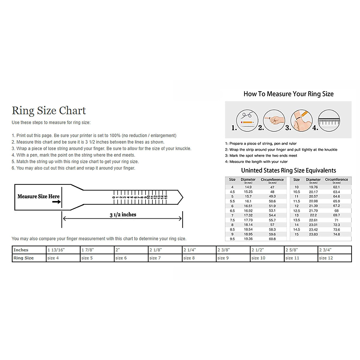J135 - CTR Ring Stainless Steel w/Cubic zirconium "Script" (6)
