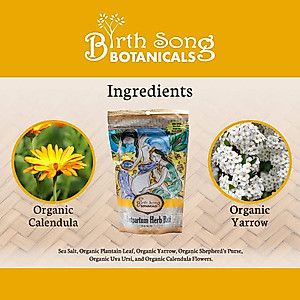Birth Song Botanicals Postpartum Herbal Sitz Bath for, Soothing Recovery, 8 oz Bag
