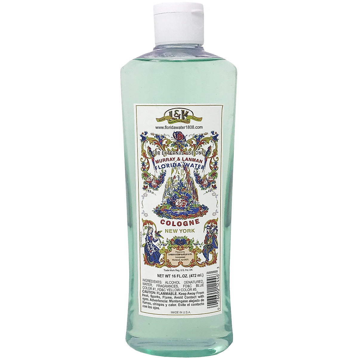 Murray & Lanman Florida Water, 16 Fluid Ounce