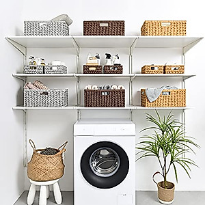 GRANNY SAYS Bundle of 1-Pack Extra Large Wicker Basket Storage & 2-Pack Shelf Storage Baskets