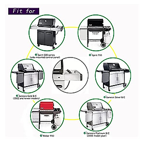 Leship 22.5" Flavorizer Bars Replace for Weber 7536 65903 Spirit 300 Series E310 E320 S310 S320,Spirit 700 Weber 900,Genesis Silver B C Genesis Gold B C Platinum B C Gas Grills