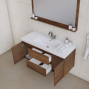 Alya Bath Paterno Bathroom Vanity, White