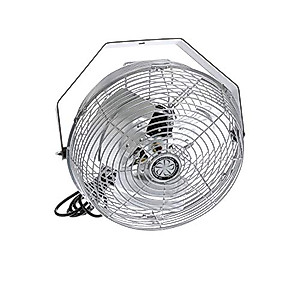 TPI Workstation Fans, Wall-Mount, 12" Blade Diameter, 1/12 Hp