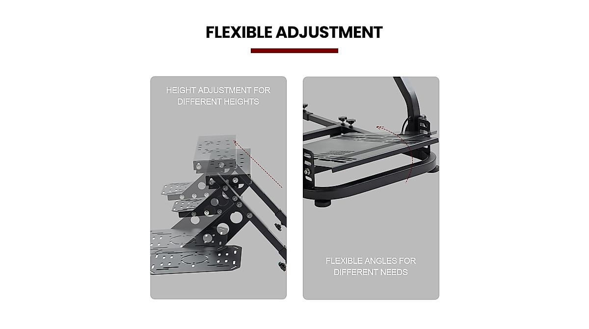 Supllueer Foldable Flight Sim Stand - Versatile & Space-Saving