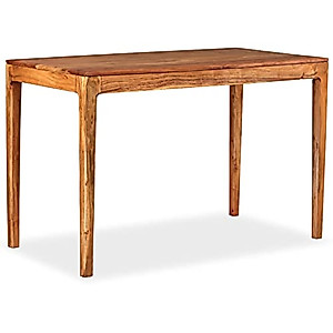 YPWRENH Coffee Table Kitchen Tables Dining Table Solid Wood 46.5"x23.6"x29.9" for Dining Room, Kitchen or Living Room