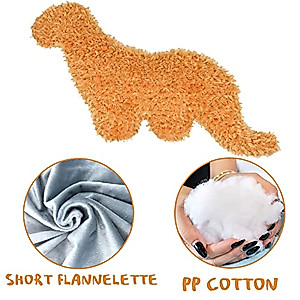 novpur Dion Nugget Pillow,Dino Chicken Nugget Pillow Plush Toy,Dinosaur Pillow for Home Decorations and Birthday Decorations,Creative Gift Ideas for Boys and Girls