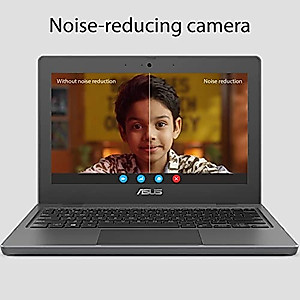 2022 Newest ASUS Military-Grade Student Laptop, 11.6" HD Certified Eye-Care Display, Intel Dual-Core Processor, 4GB RAM, Ethernet Port, Spill-Resistant Keyboard, Win10 Pro (256GB Storage) (Renewed)