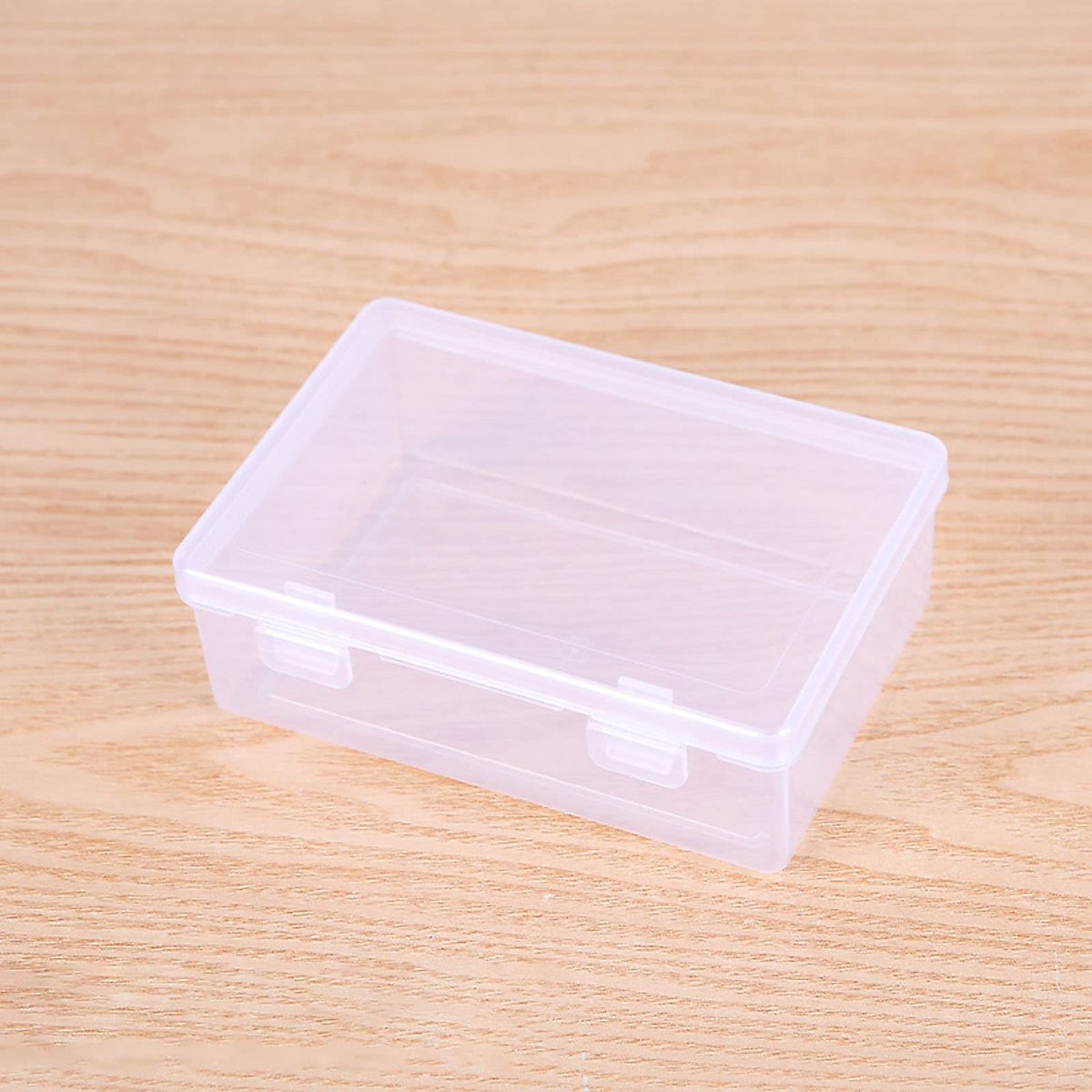 MHADBKH Jewelry Storage Box Practical Clear Storage Box With Lid Small Storage-Bins Storage Container For Organizing