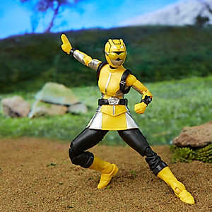 Power Rangers Lightning Collection Beast Morphers Yellow Ranger 6-inch Scale Action Figure, Toys and Action Figures for Kids Ages 4 and Up