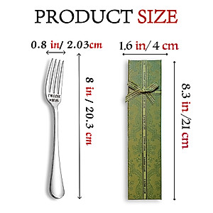 I'm Done 2025 Funny Stainless Steel Fork, Retirement Fork Gifts for Women Men Friends Coworker Leader, Colleague Boss, Birthday Valentine Christmas Graduation Ceremony Gift