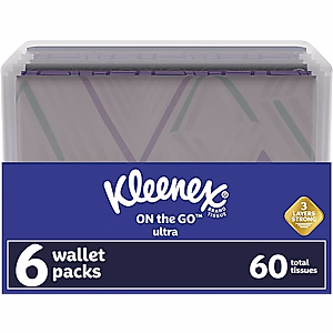 3 Pk Slim Pack Wallet Size (2 Pack) = 60 Tissues - Most Elegant Look of Any Portable Tissue Anywhere