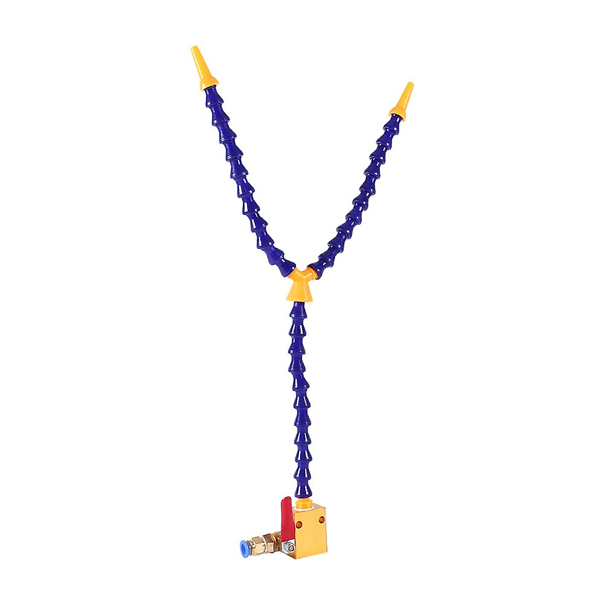 Fafeicy Mist Cooling Spray System Bidirection Tube + Valve Engraving Machine Cooling Sprayer for 8mm Air Pipe CNC Lathe