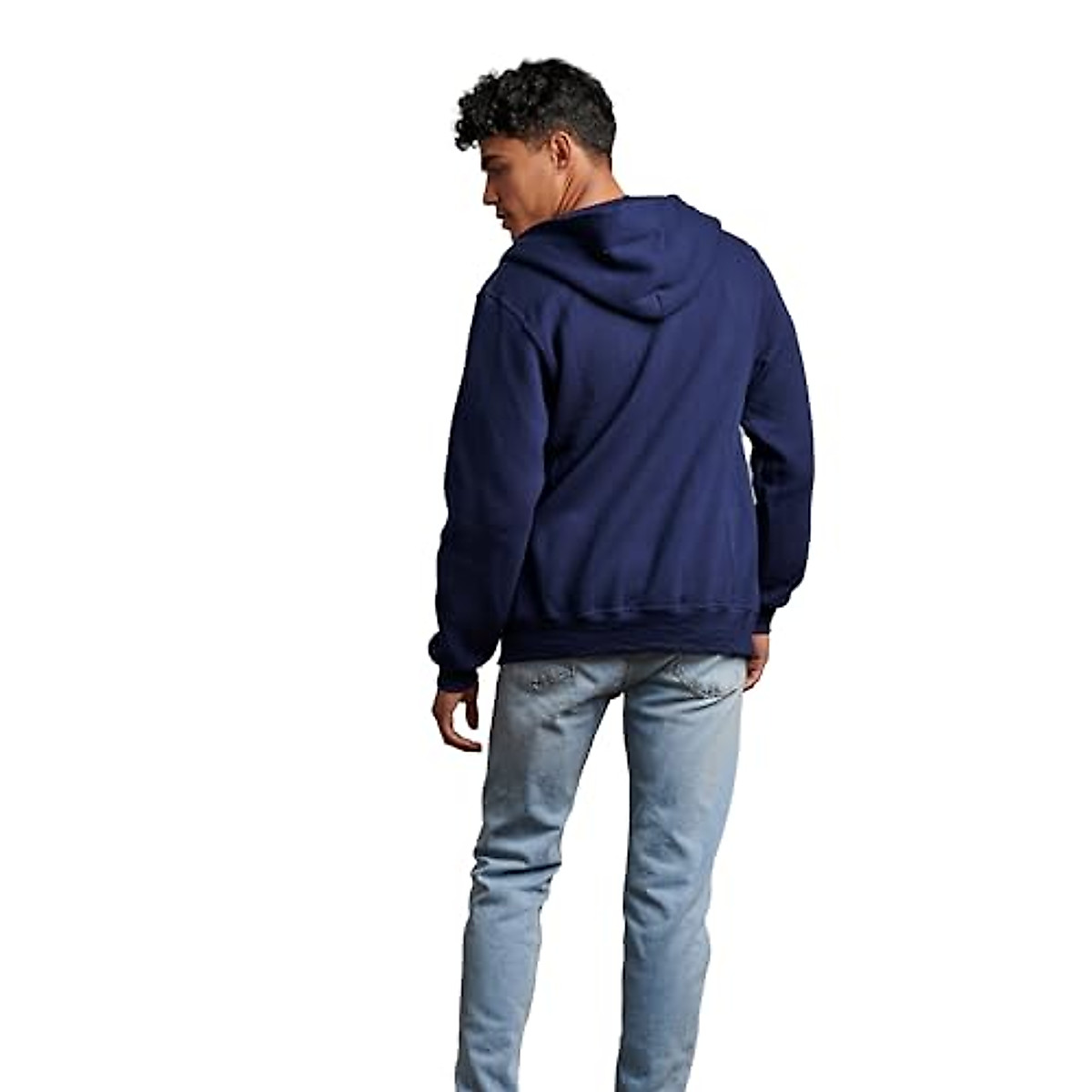 Russell Athletic mens Dri-power Fleece Full Zip athletic hoodies, Navy, XX-Large US