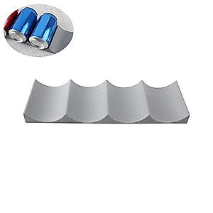 European Style Wine Rack, Plastics Wine Bottle Display Stacking, Wine Holder Storage Organizer for Kitchen Countertops Pantry Fridge Storage Rack 29.3 * 9.8 * 2.3cm