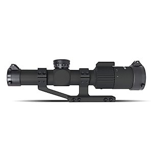 Monstrum Alpha Series 1-6x24 First Focal Plane FFP Rifle Scope | ZR305 H-Series Offset Scope Mount | Bundle
