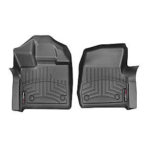 WeatherTech Custom Fit FloorLiners for Ford F-150-1st Row (447921), Black